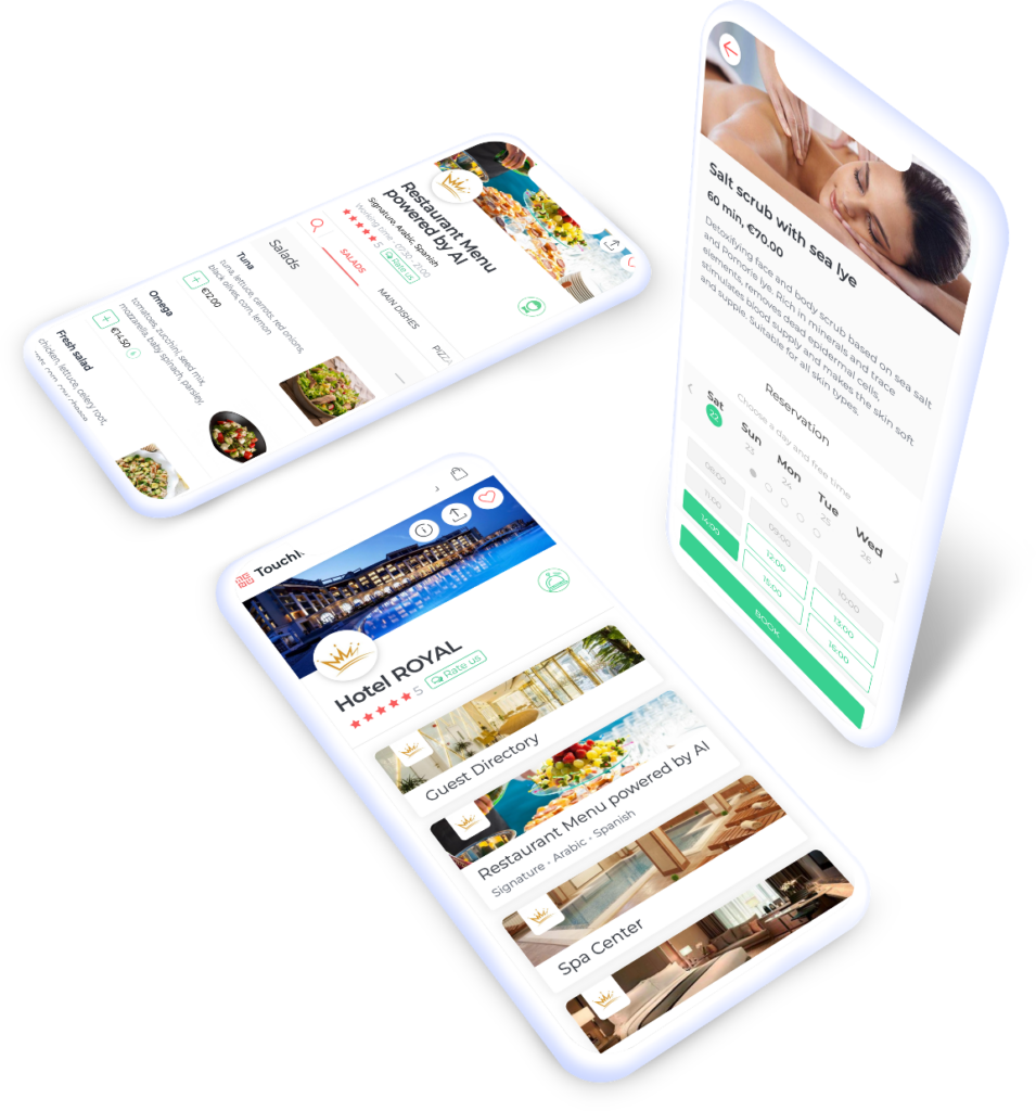 Virtual Concierge Services and Digital Menu Hotels Solutions