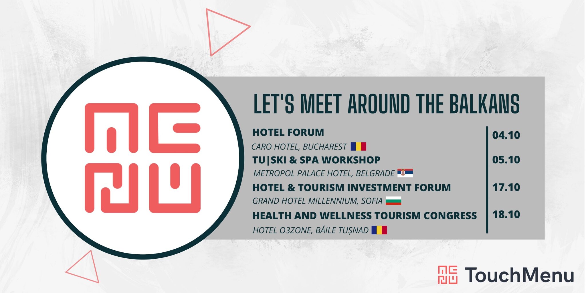 Let’s Meet Around the Balkans - TouchMenu